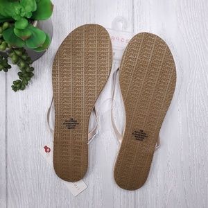 Esprit | Shoes | Esprit Party Flip Flop Sandals Nude | Poshmark
